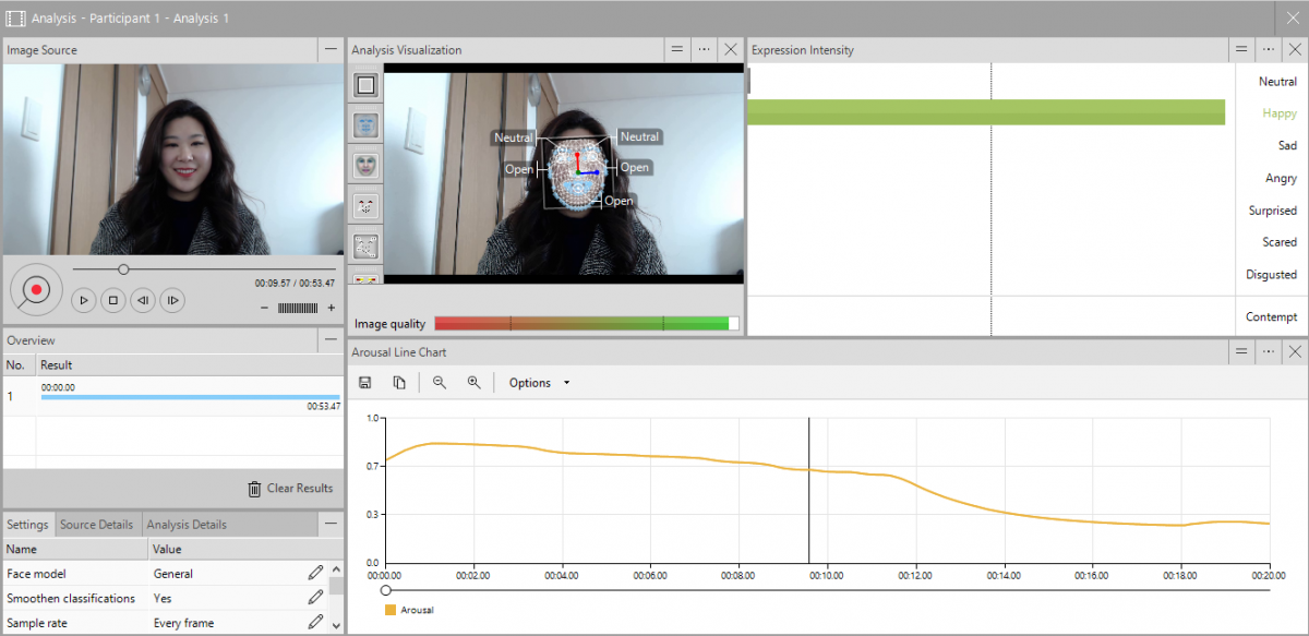 얼굴 표정 분석 소프트웨어 FaceReader - 베리슨(Varison Co., Ltd)